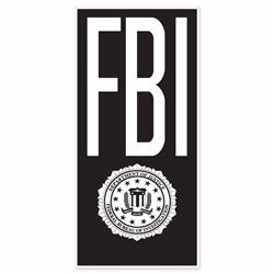 FBI Badge Car Bumper Sticker Decal