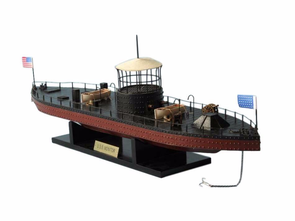 USS Monitor Limited Ironclad Model Warship
