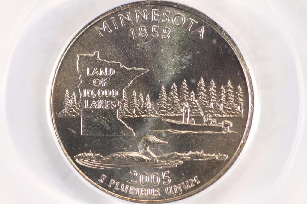 ERROR 2005-P MINNESOTA QUARTER XTRA TREE DDR-007