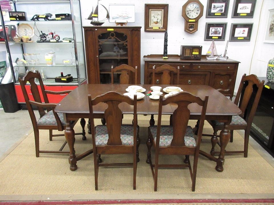 Vintage 1930s Depression Dining Room Suite