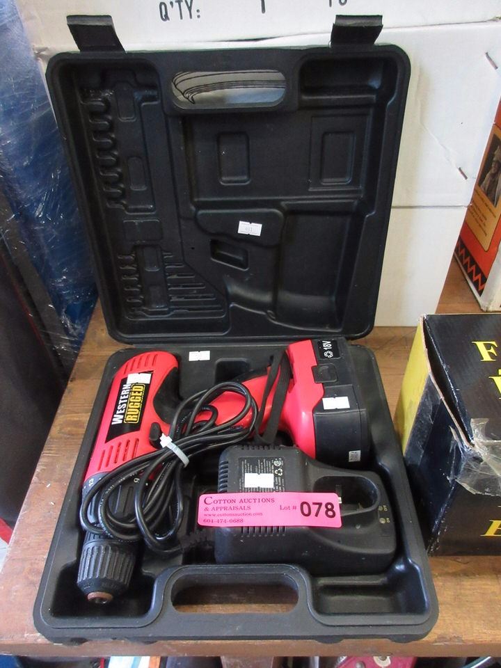 Western Rugged 18 Volt Cordless Drill