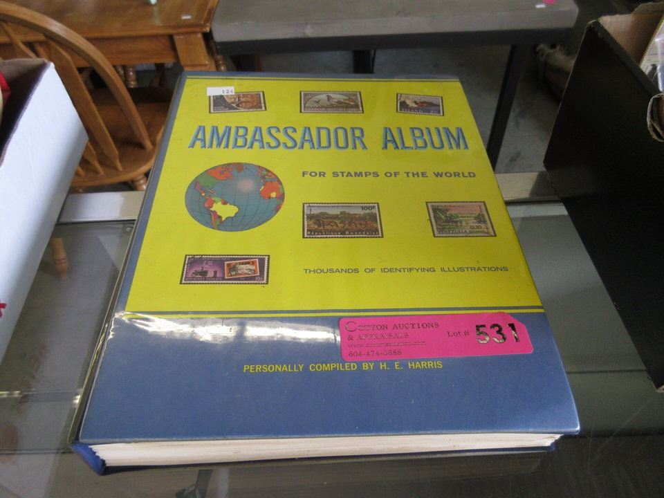 Ambassador Stamp Album with World Stamps