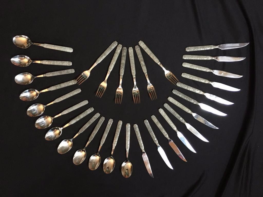 Norwegian Konge-Tinn Pewter Flatware