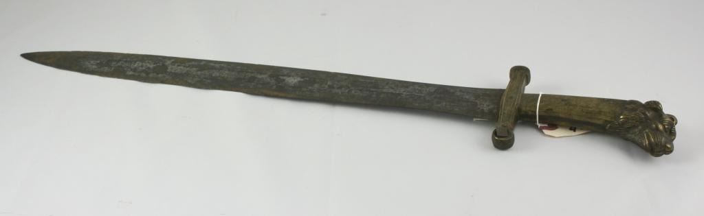 c1830 French Officer’s Lion Head Pommel Sword