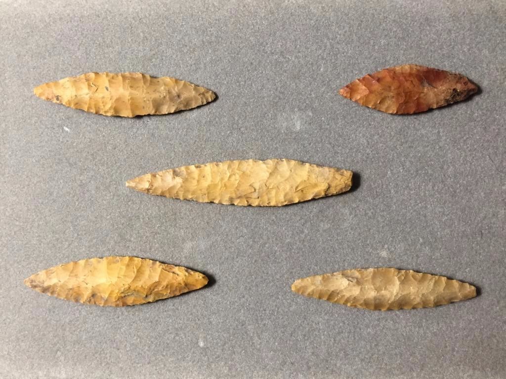 Stone Age Arrowhead Points, Artifacts