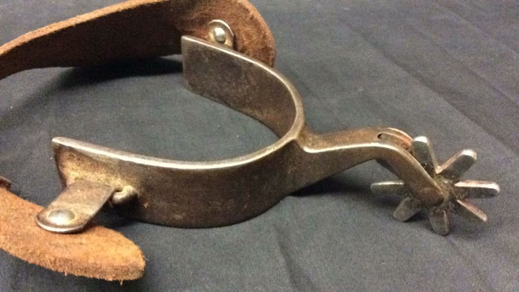 1940s Crockett Renalde Cutting Spurs