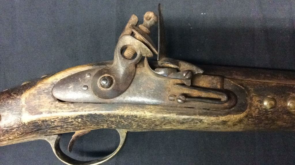 Very Early Flint Lock Blanket Gun