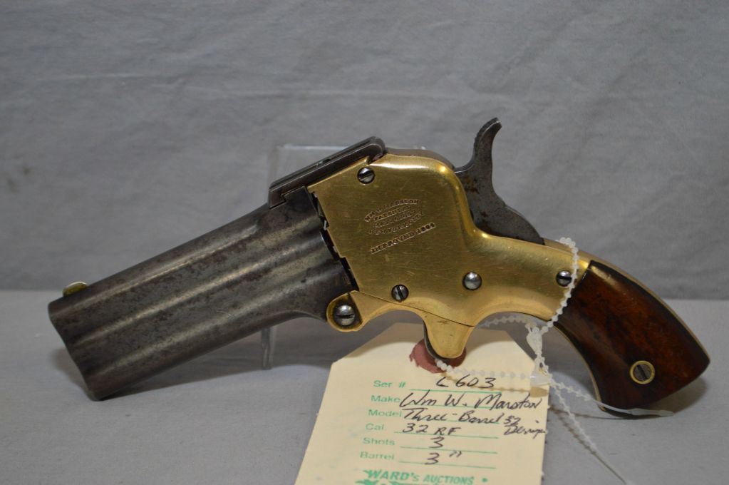 Wm W. Marston Model Three - Barrel 32 Derringer ( New York City ) .32 ...