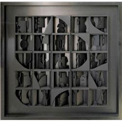 Louise Nevelson, Ancient Secrets, Painted Wood Assemblage Sculpture