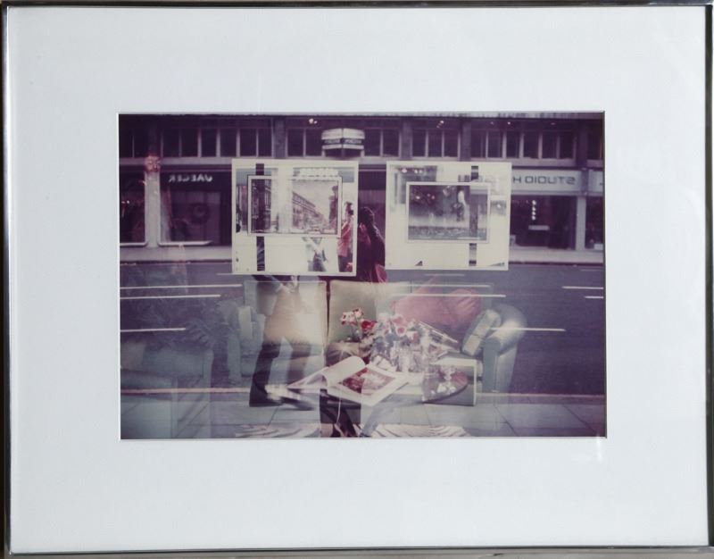 Alan Dennis, Street Reflection, Color Photograph