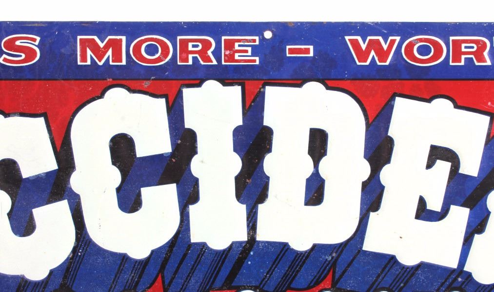 Original Occident Flour Advertising Sign