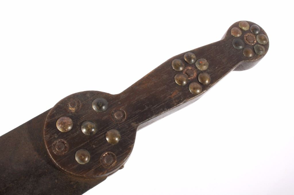 Cree Indian Beavertail Paddle Dag Knife c1800-1850