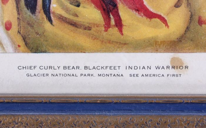 1914 Joseph Scheuerle Blackfeet Print Collection