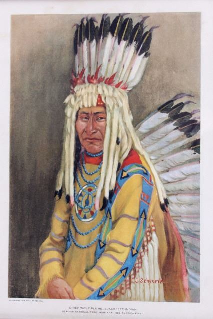 1914 Joseph Scheuerle Blackfeet Print Collection