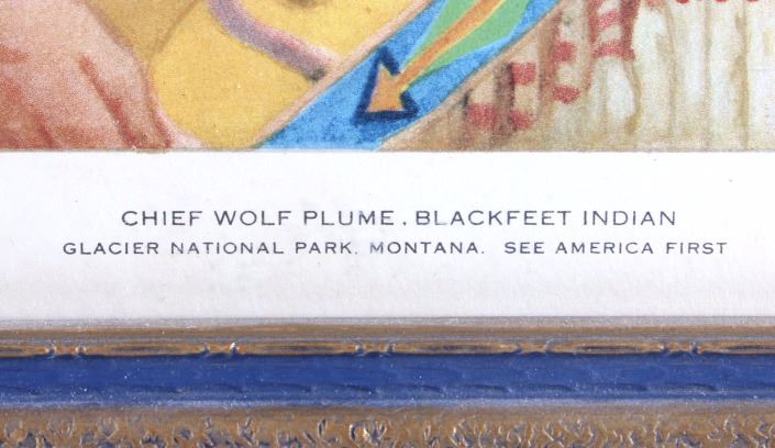 1914 Joseph Scheuerle Blackfeet Print Collection