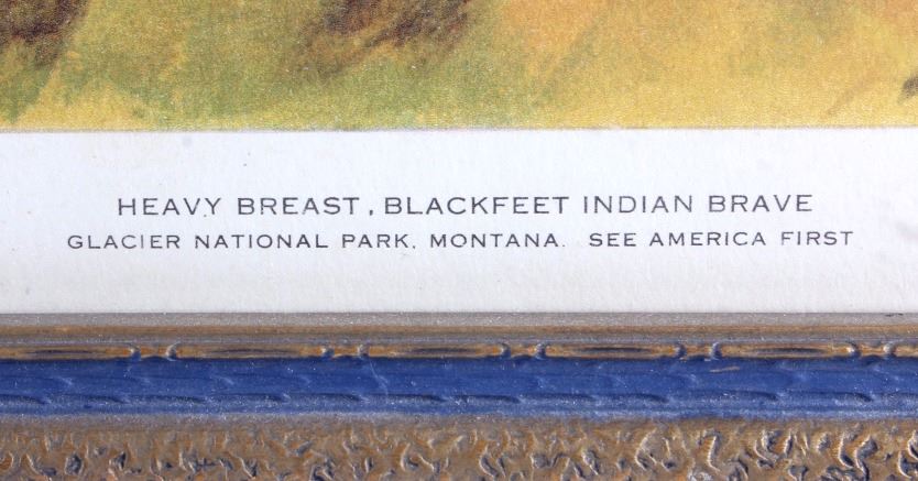 1914 Joseph Scheuerle Blackfeet Print Collection