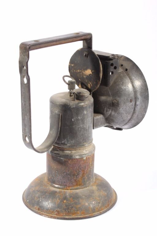 Oxweld & Justrite Uncle Sam Carbide Mining Lamps