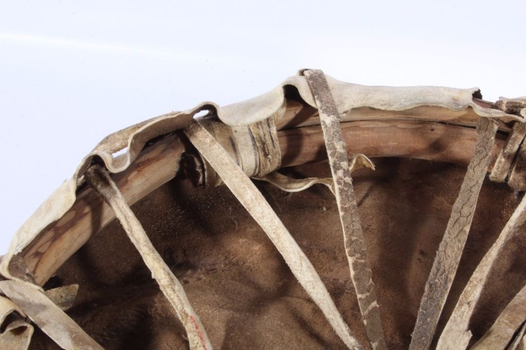 Comanche Polychrome Painted War Shield c. 1870