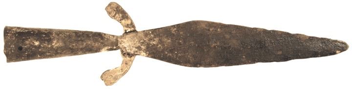 c 1775 Revolutionary War Era American 12 inch Hand-forged Spontoon Pike ...