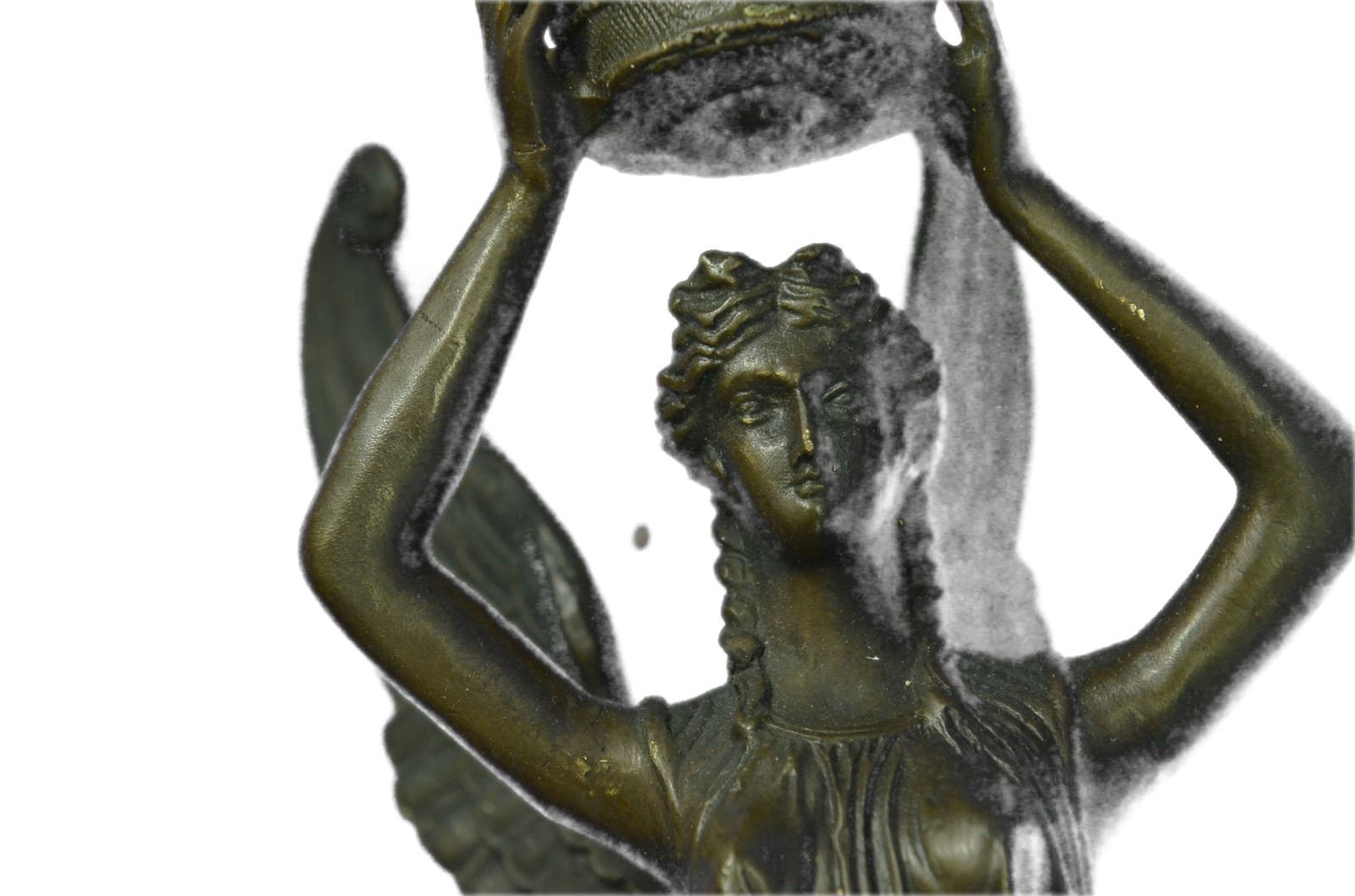 Greek Mythology Echidna Candle Holder Candelabra Bronze Figurine