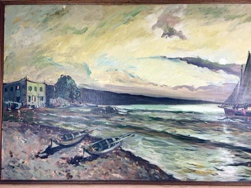 Simply Magnificent Seascape by Italian Artist Antonio Torrielli, Signed