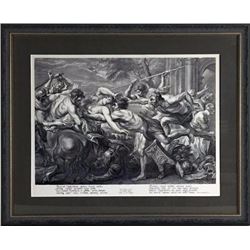 Absolutely Rare and Magnificent Peter Paul Rubens Lithograph