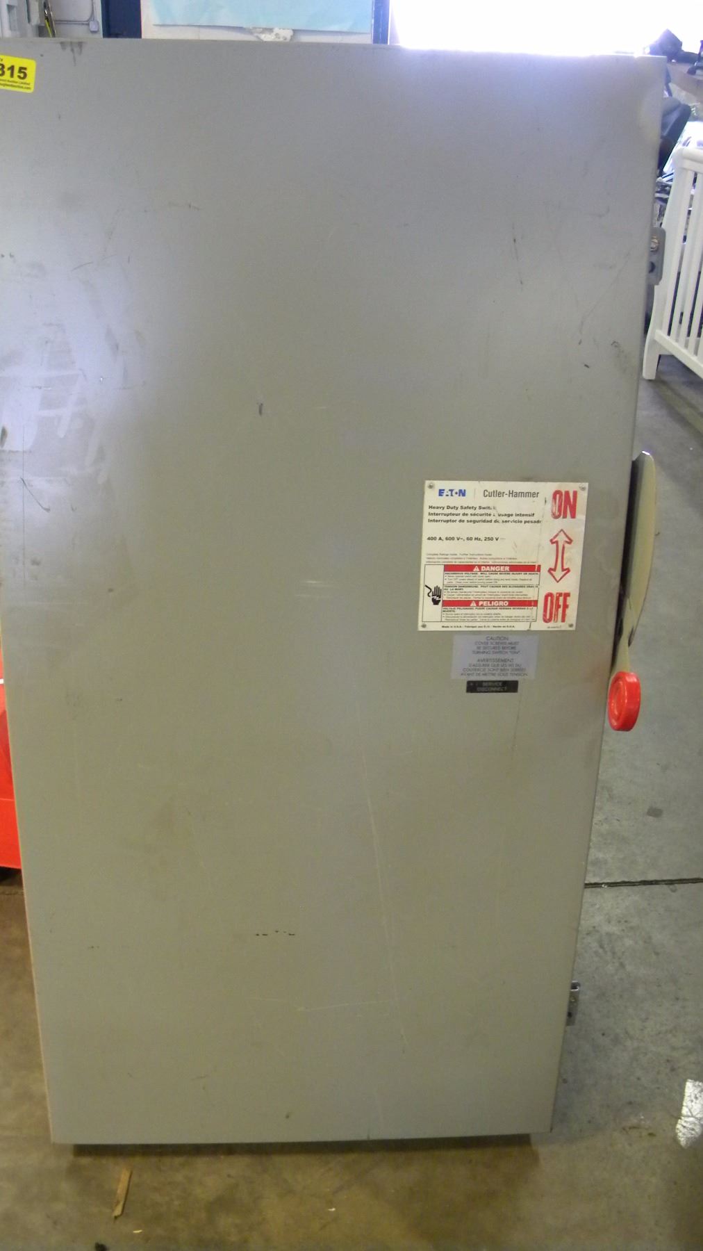 LARGE COMMERCIAL BREAKER PANEL
