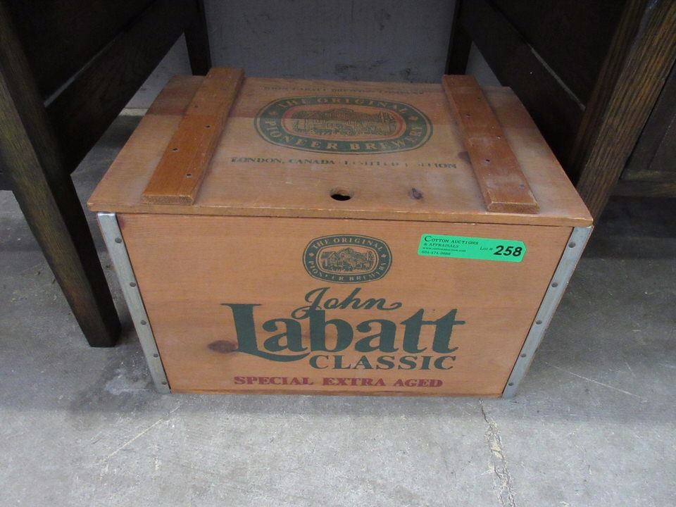 Limited Edition John Labatt Classic Wood Crate