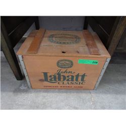 Limited Edition John Labatt Classic Wood Crate