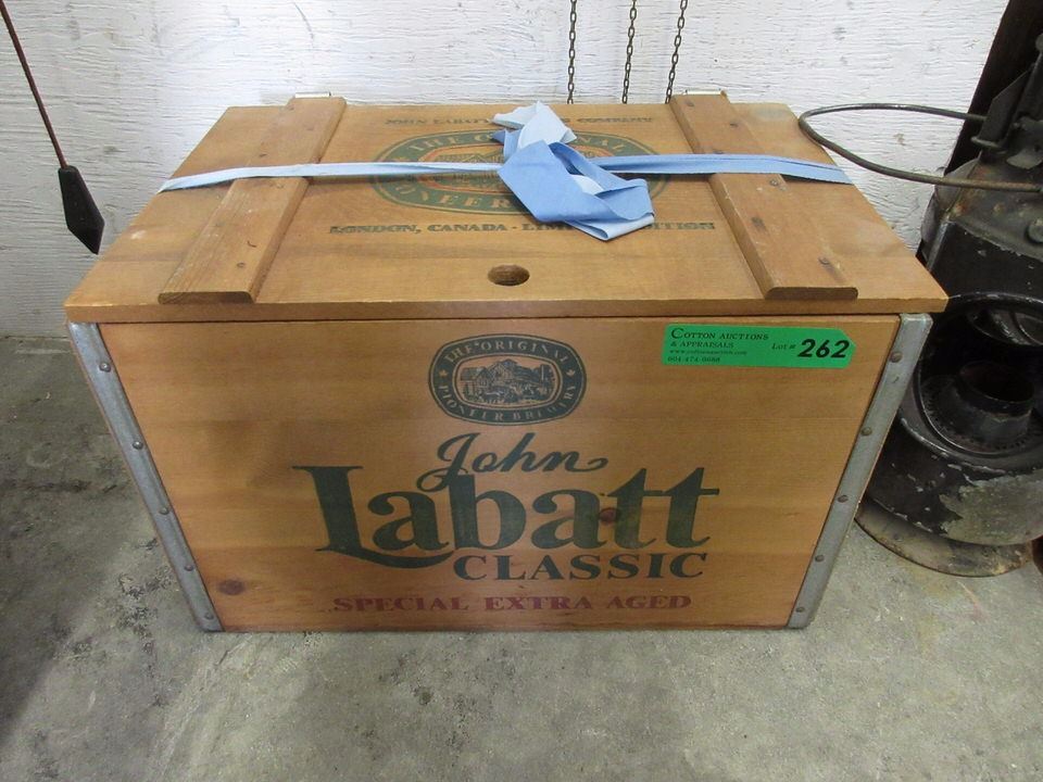 Limited Edition John Labatt Classic Wood Crate