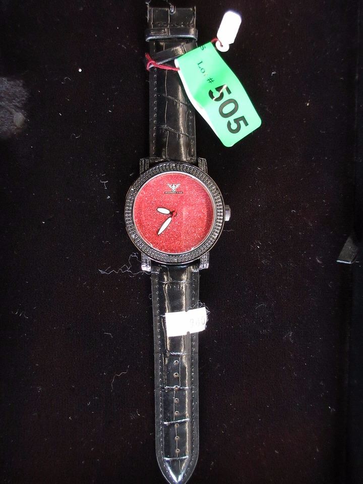 New "Diamond King" Large Face Wrist Watch