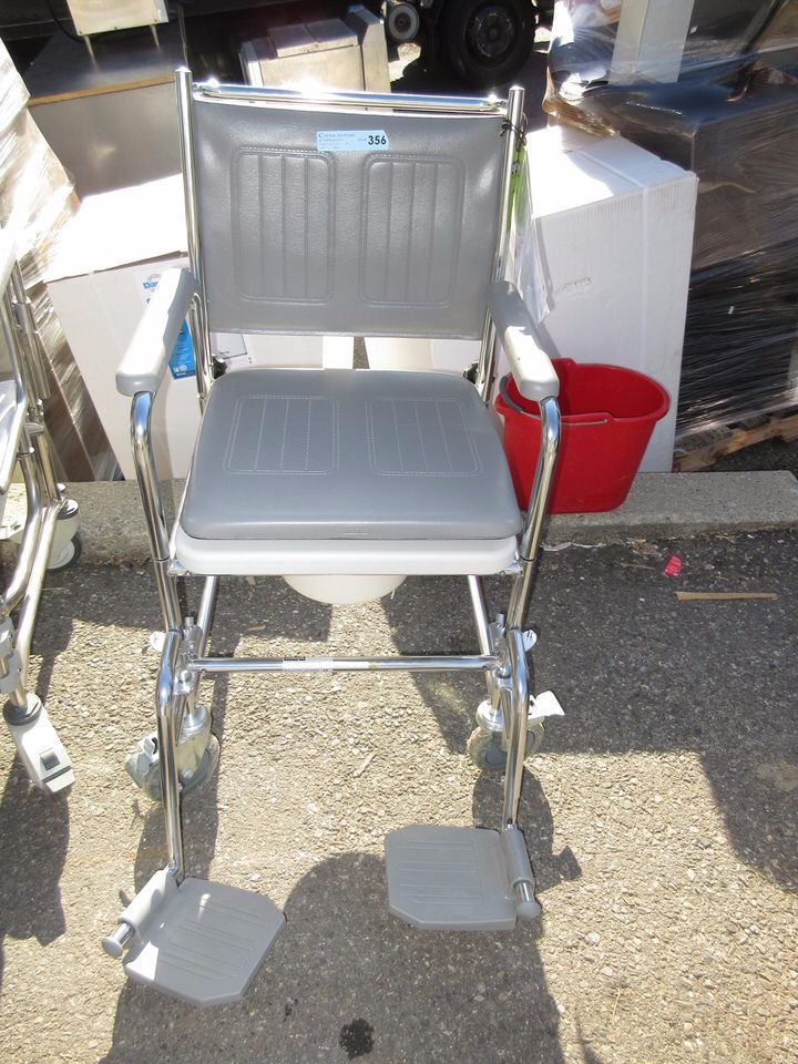 New Aidapt Attendant Propelled Commode Chair