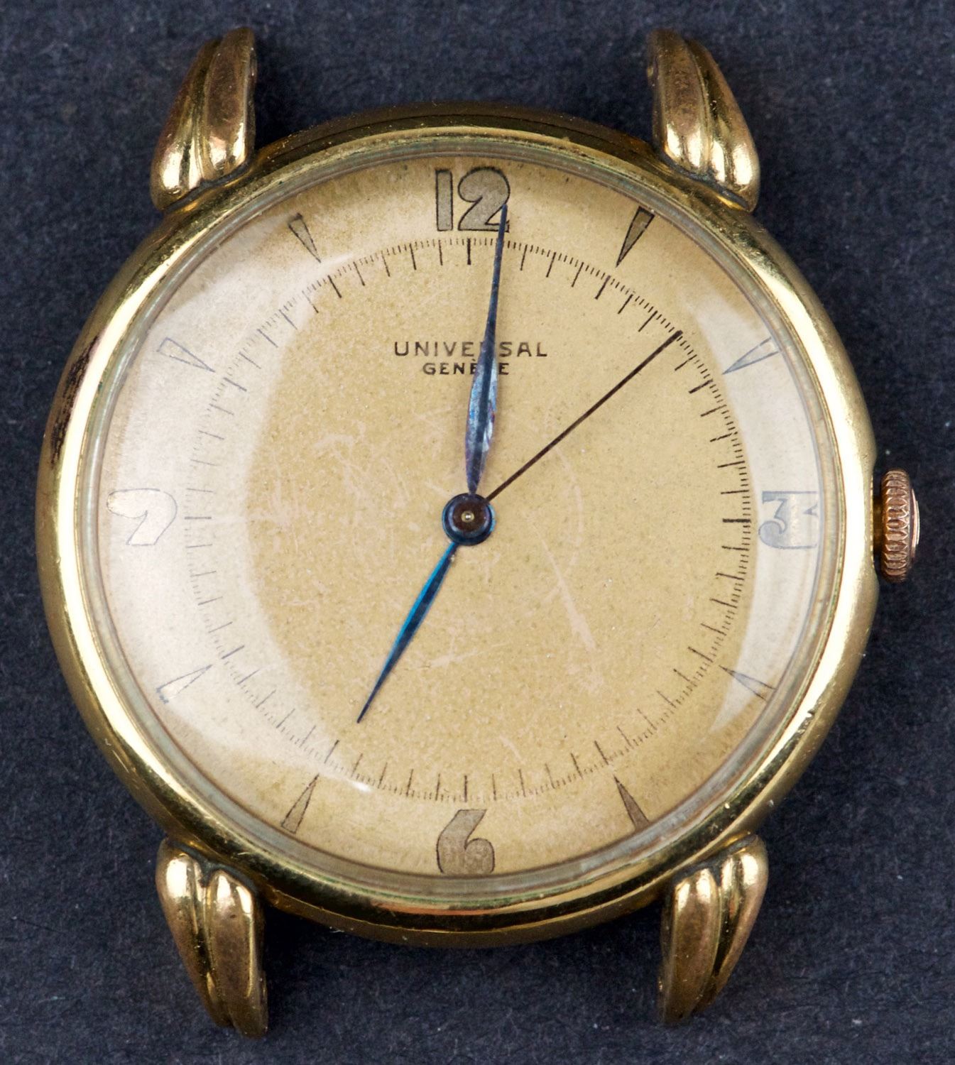 Vintage Swiss Made Universal Genève Cal.129 Gold Filled & Stainless Watch