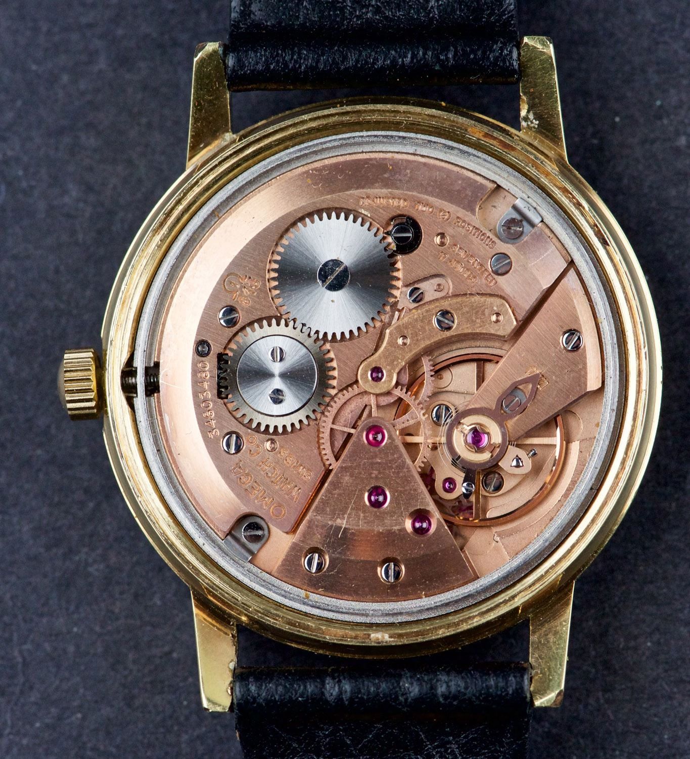 1972 Omega Geneve Cal.613 with Micrometric Regulator Handwinding Watch