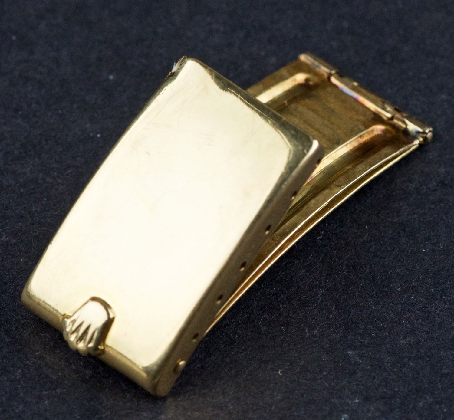 18 Kt Gold Original Rolex Clasp