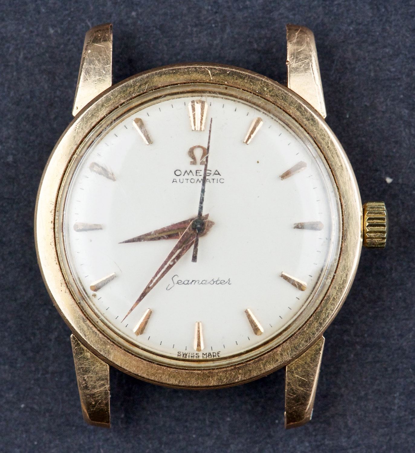 Vintage 18 Kt Gold Automatic Omega Seamaster Cal. 552 Watch