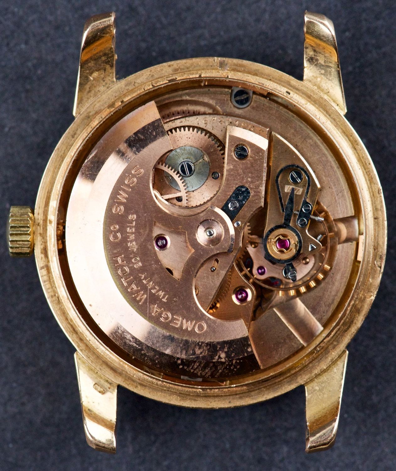 Vintage 18 Kt Gold Automatic Omega Seamaster Cal. 552 Watch