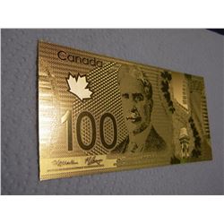100 DOLLAR CDN GOLD BANK NOTE