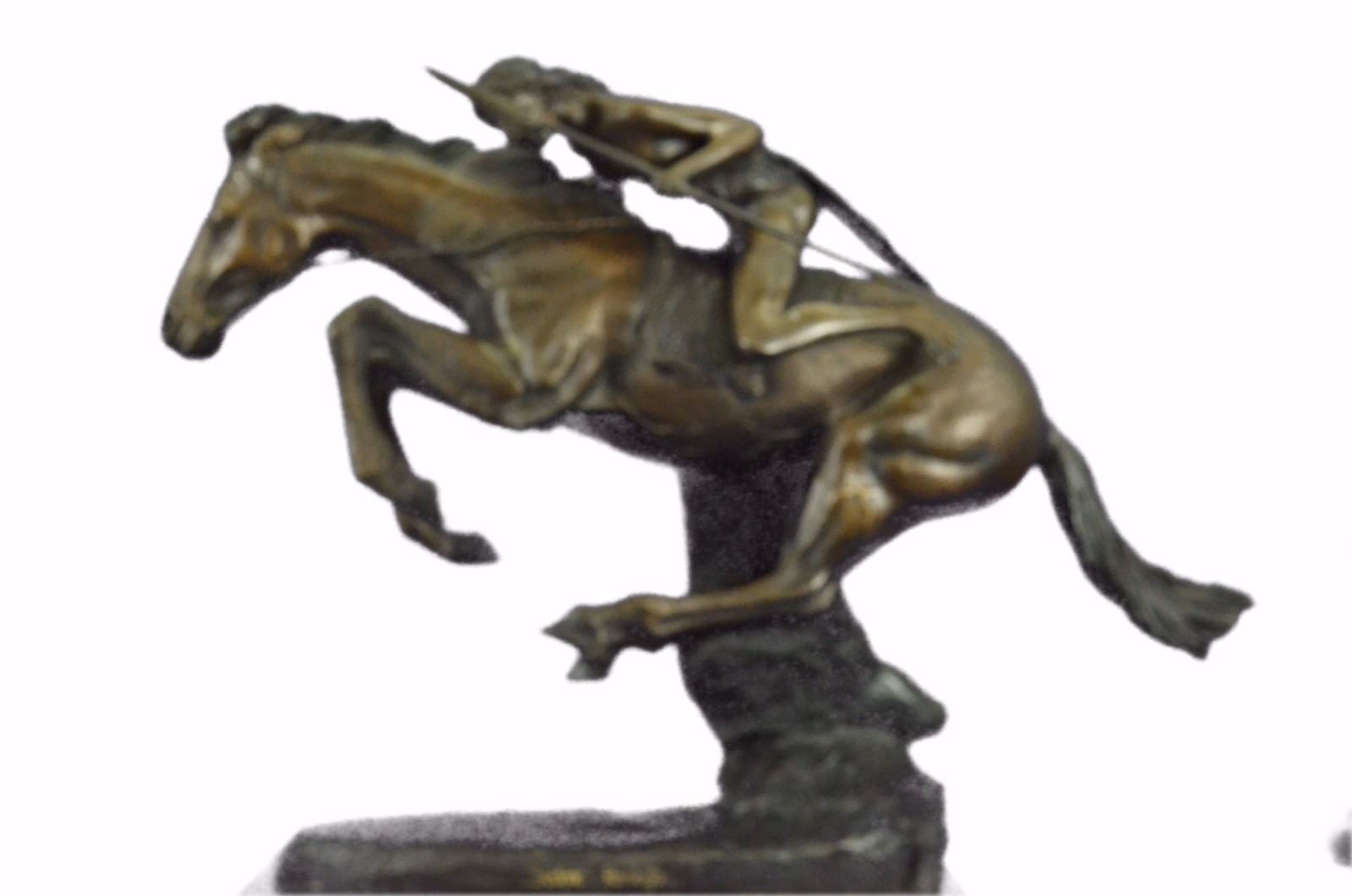 Cheyenne Bronze Statue Mustang Horse Sculpture
