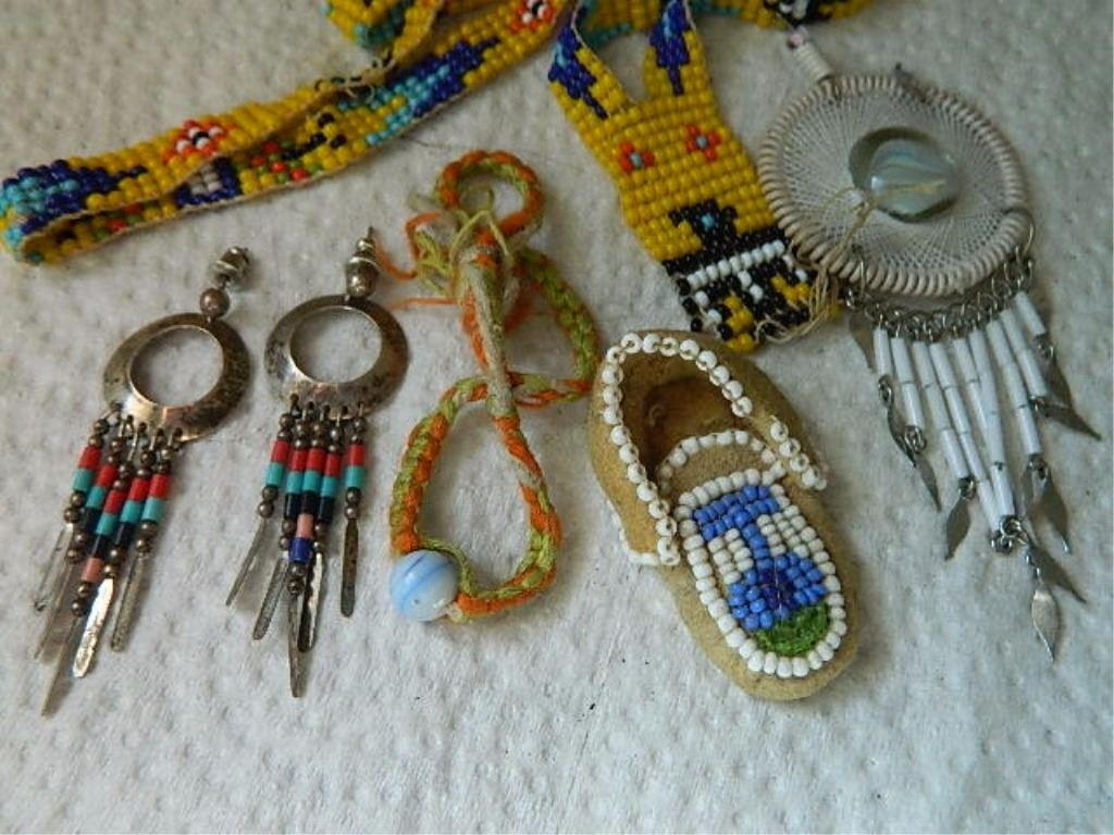 LOT OF ASSORTED FIRST NATIONS JEWELRY - SOME AS-IS SOME SILVER