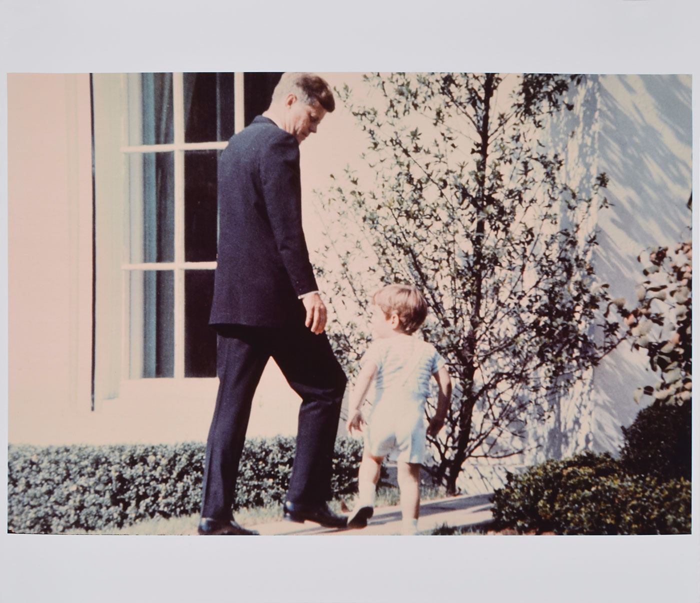 John F. Kennedy and John Jr. at the White House 1963 Oversized Photograph