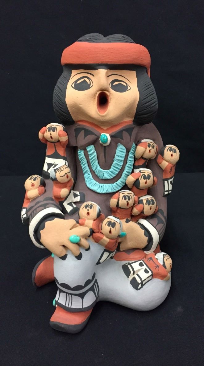 Jemez Storyteller Pottery - Sando