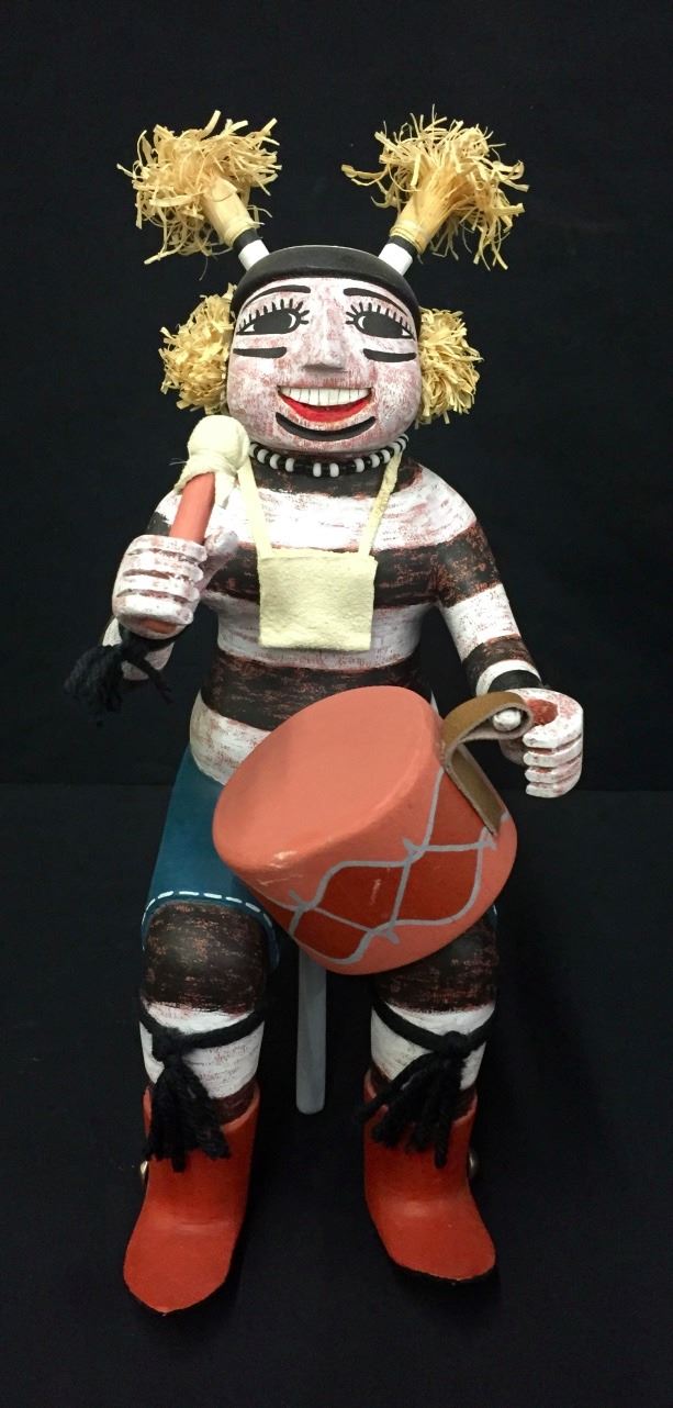 Hopi Folk Art Koshari Clown - Hestewa