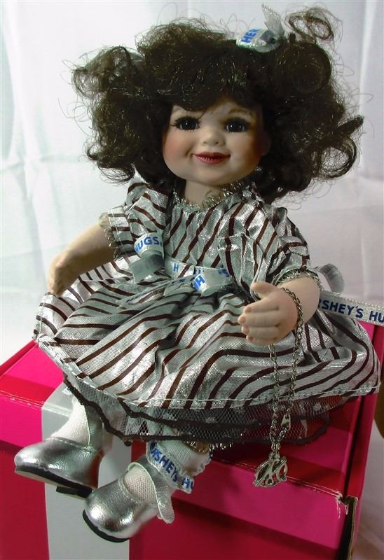 LOT OF THREE MARIE OSMOND DOLLS, "BABY ANNETTE" #7134, "HERSHEYS KISSES ...