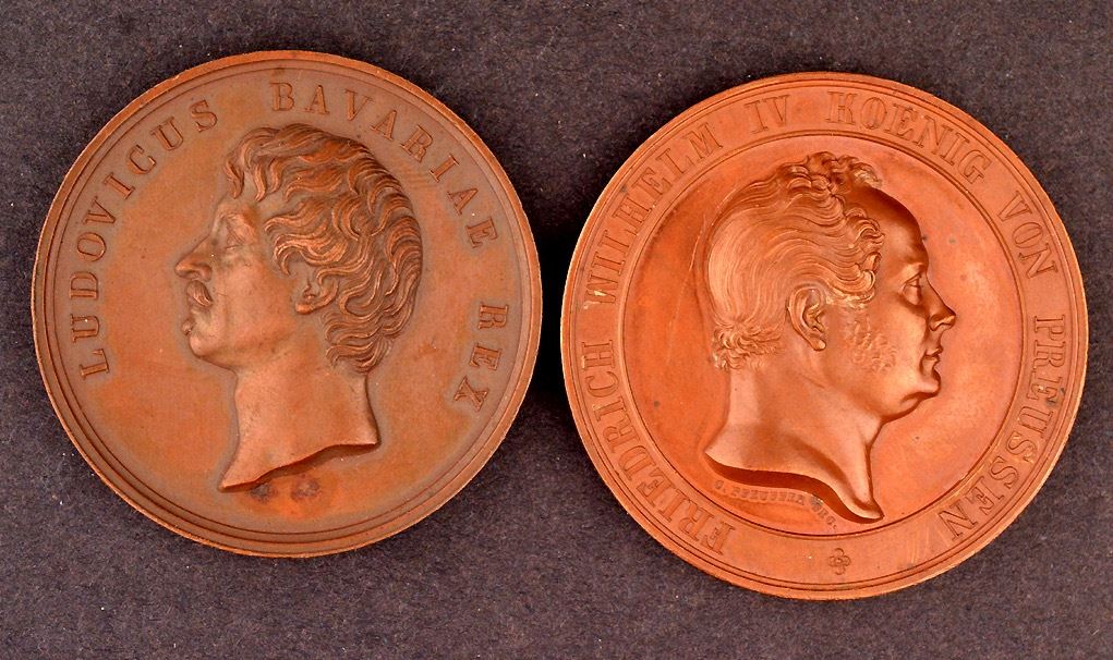 Two German Medals, 1834 & 1844