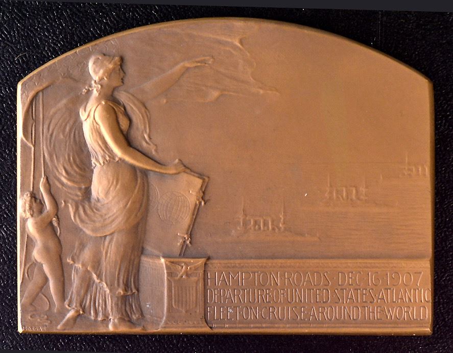 Theodore Roosevelt, Hampton Roads Medal, 1907