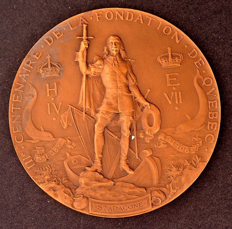 Tercentennial Medal Champlain, 1908