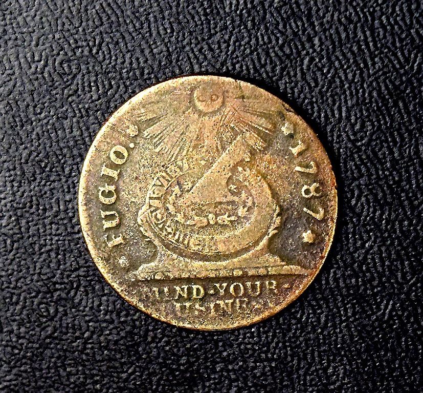 U.S First Official coinage, 1787 "Fugio", variety, Fine