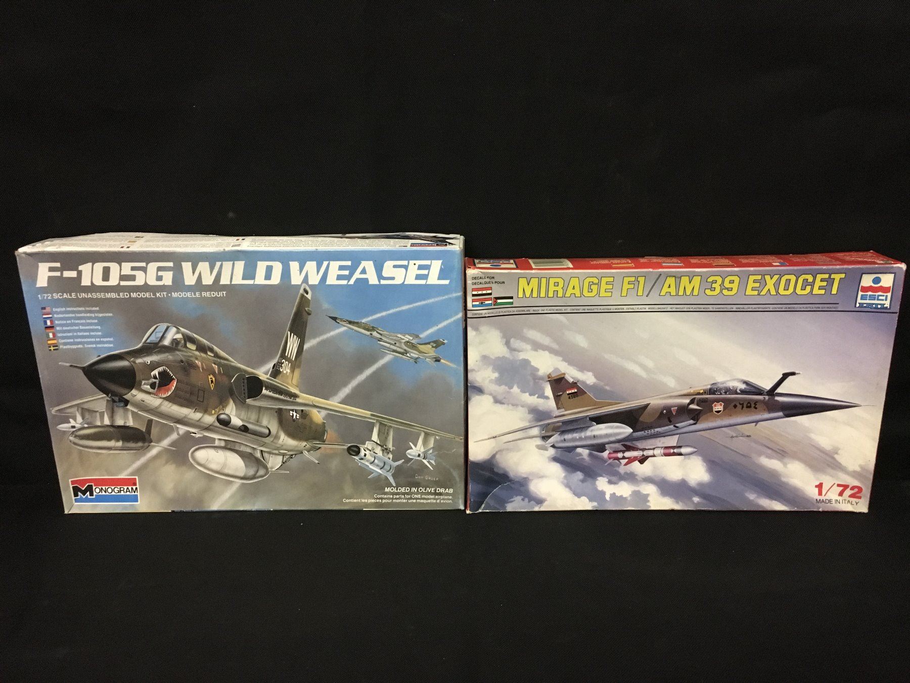 IN BOX MODEL KIT FIGHTER JETS LOT