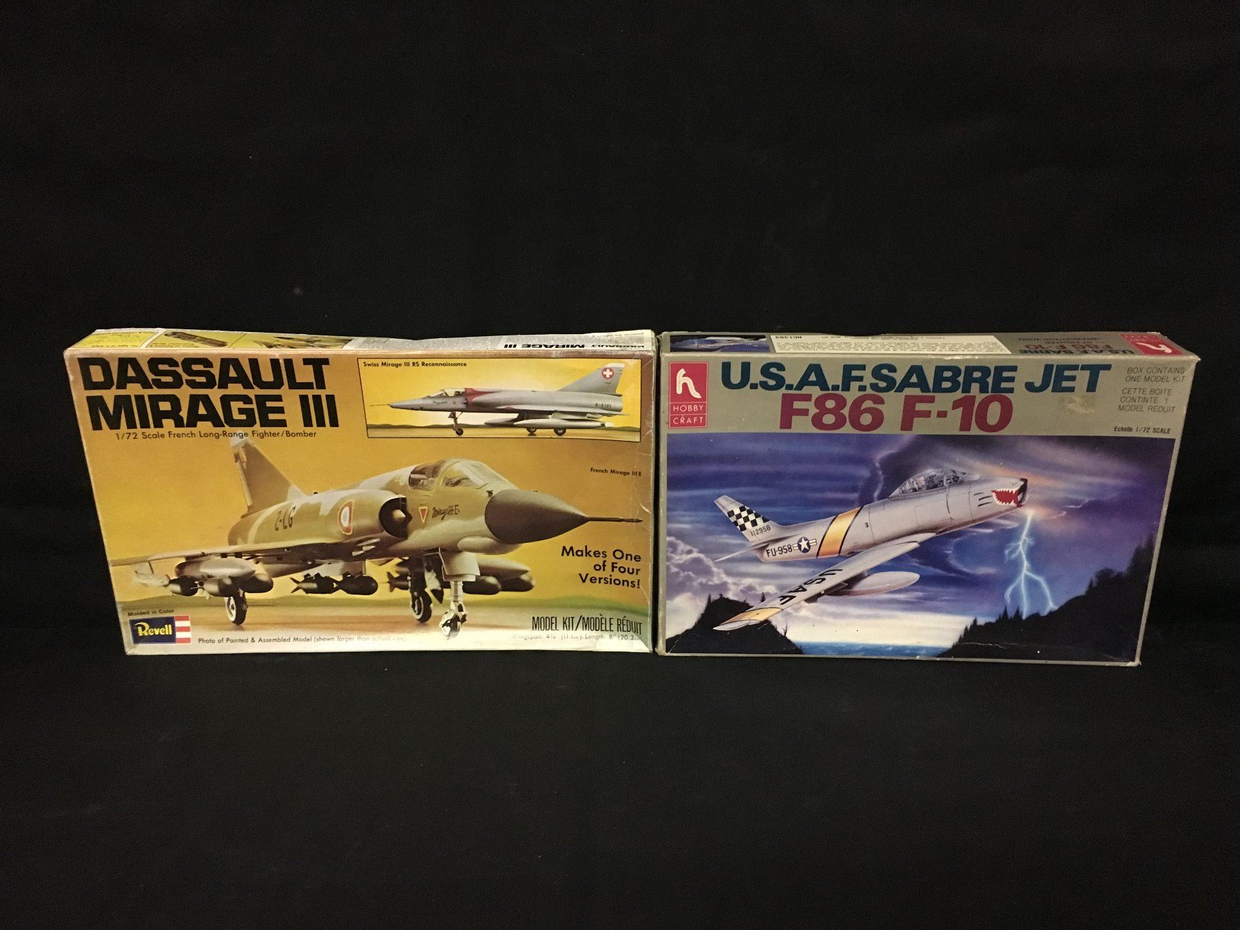 IN BOX MODEL KIT FIGHTER JETS LOT